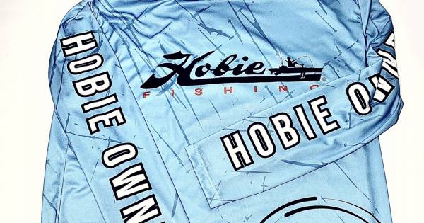 HOBIE OWNER LONG SLEEVE JERSEY WITH HOOD, BLUE, XL, NAS-APPAREL-100-XL ...