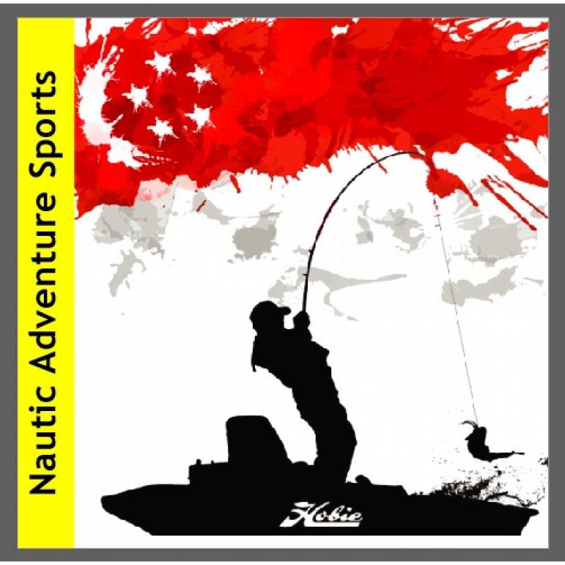 DECAL, NAUTIC ADVENTURE SPORTS, HOBIE SINGAPORE LOGO, NAS-DECAL-103
