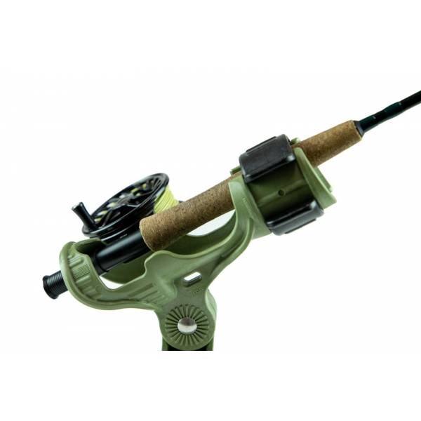 Omega™ Rod Holder with Track Mounted LockNLoad™ Mounting System, Olive ...