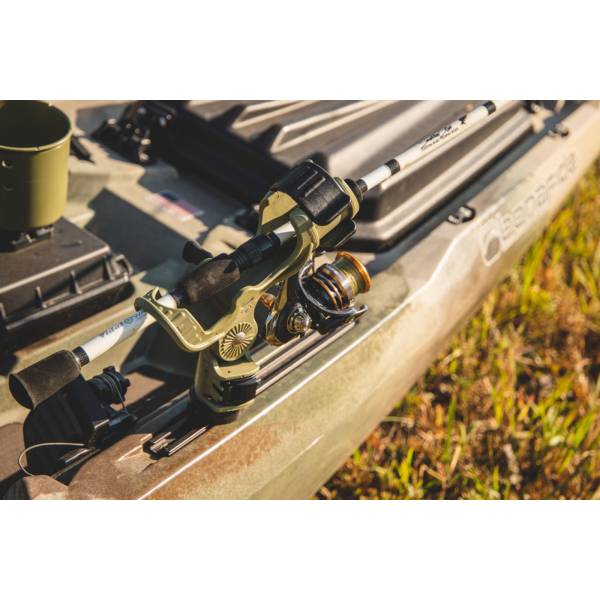 Omega™ Rod Holder with Track Mounted LockNLoad™ Mounting System, Olive ...