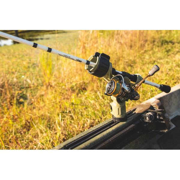 Omega™ Rod Holder with Track Mounted LockNLoad™ Mounting System, Olive ...